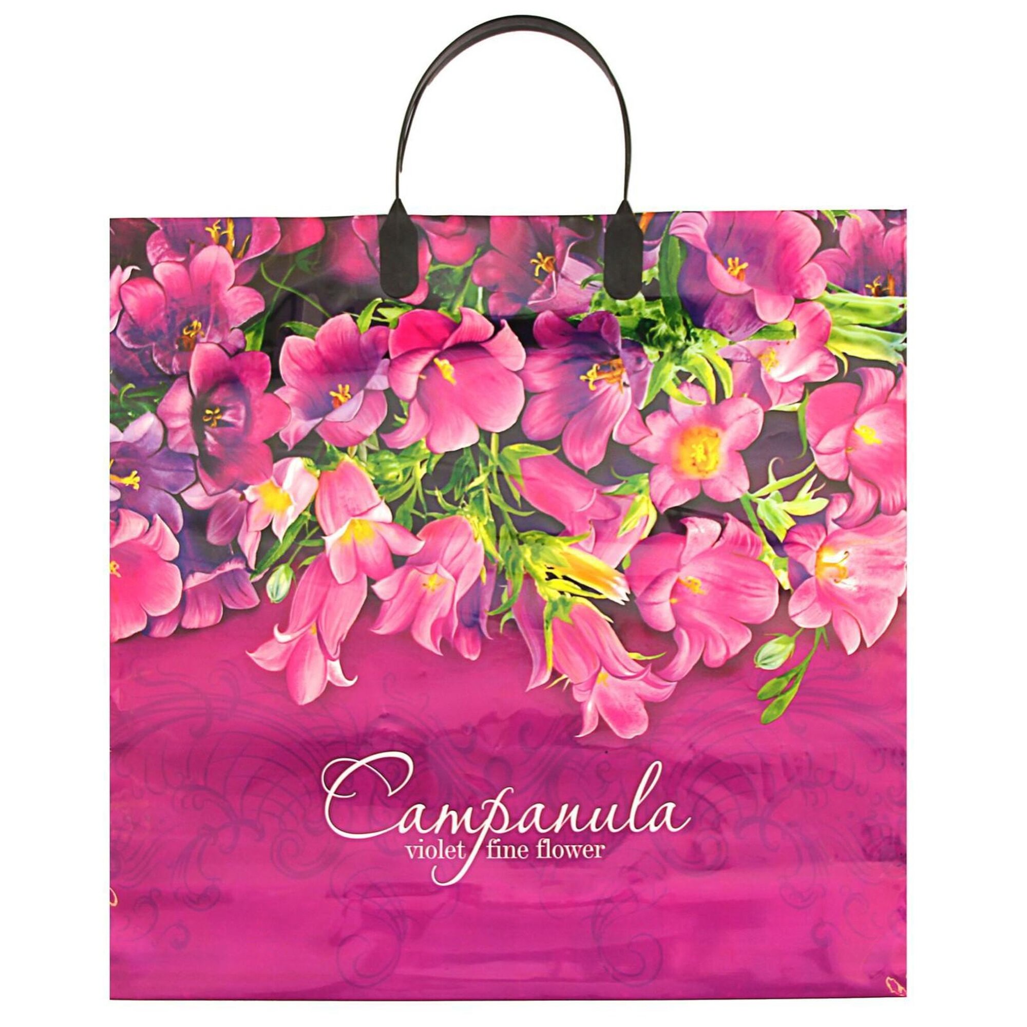 Пакет «Колокольчики», полиэтиленовый с пластиковой ручкой, 90 мкм 38×35 см