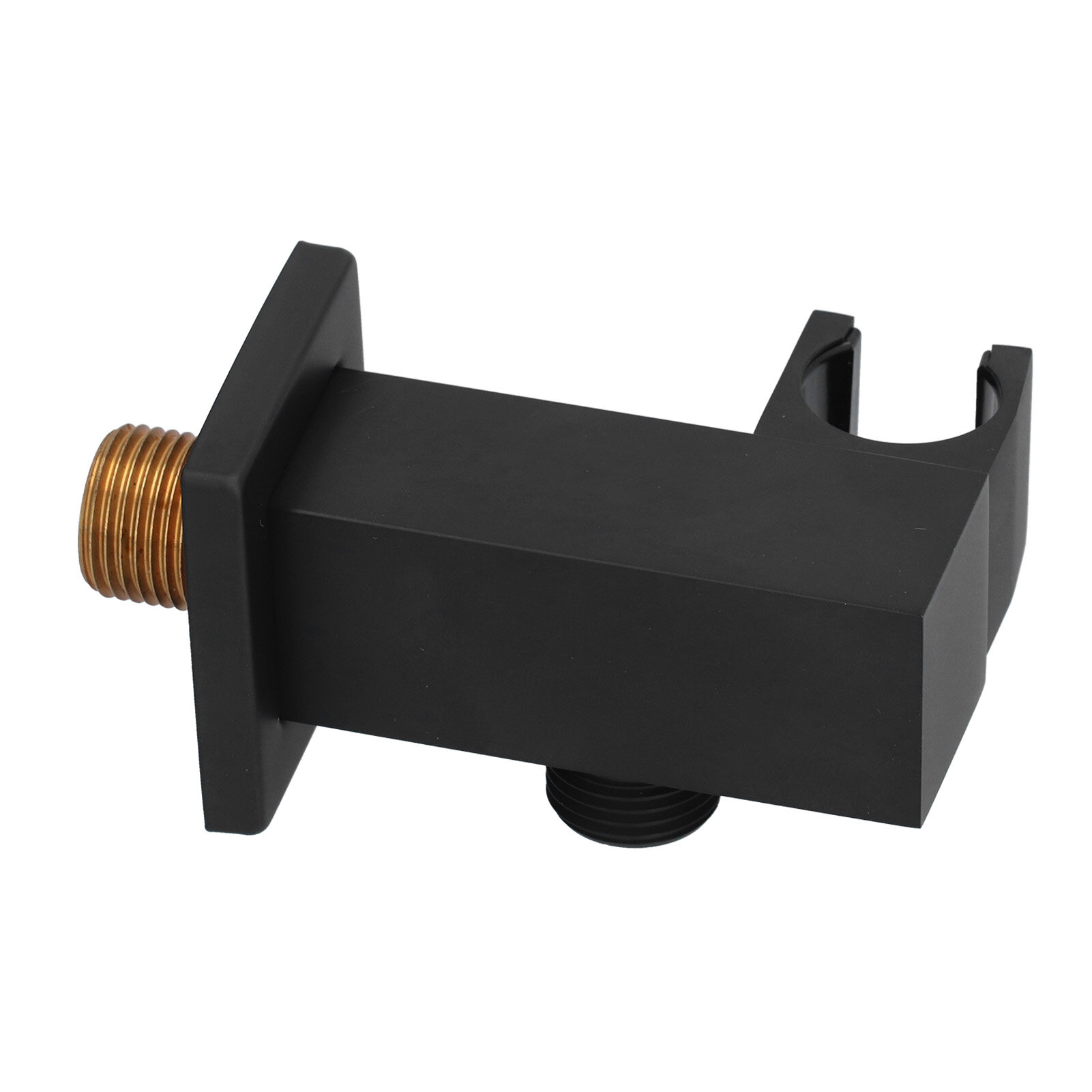 Медный держатель насадки для душа, вращающаяся регулируемая подставка для ванной комнаты, кронштейн для крепления насадки для душа, матовый черный