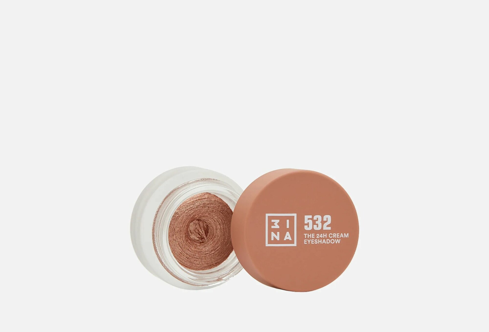 Кремовые Тени для Век 3INA (Мина, Зина) The 24h Cream Eyeshadow - тон 532 (Блестящая Медь)