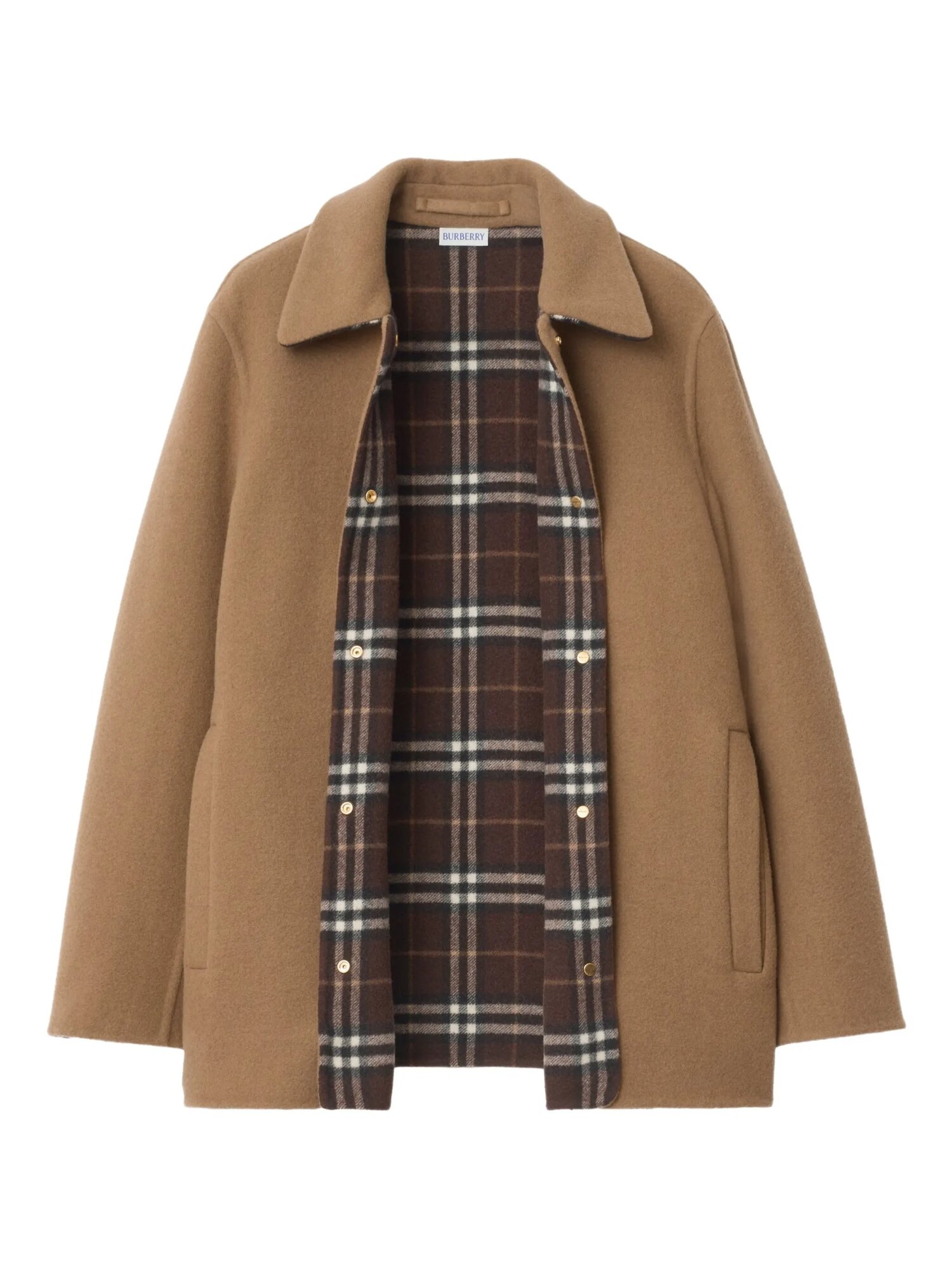 Куртка BURBERRY, размер 6, коричневый — фото 1