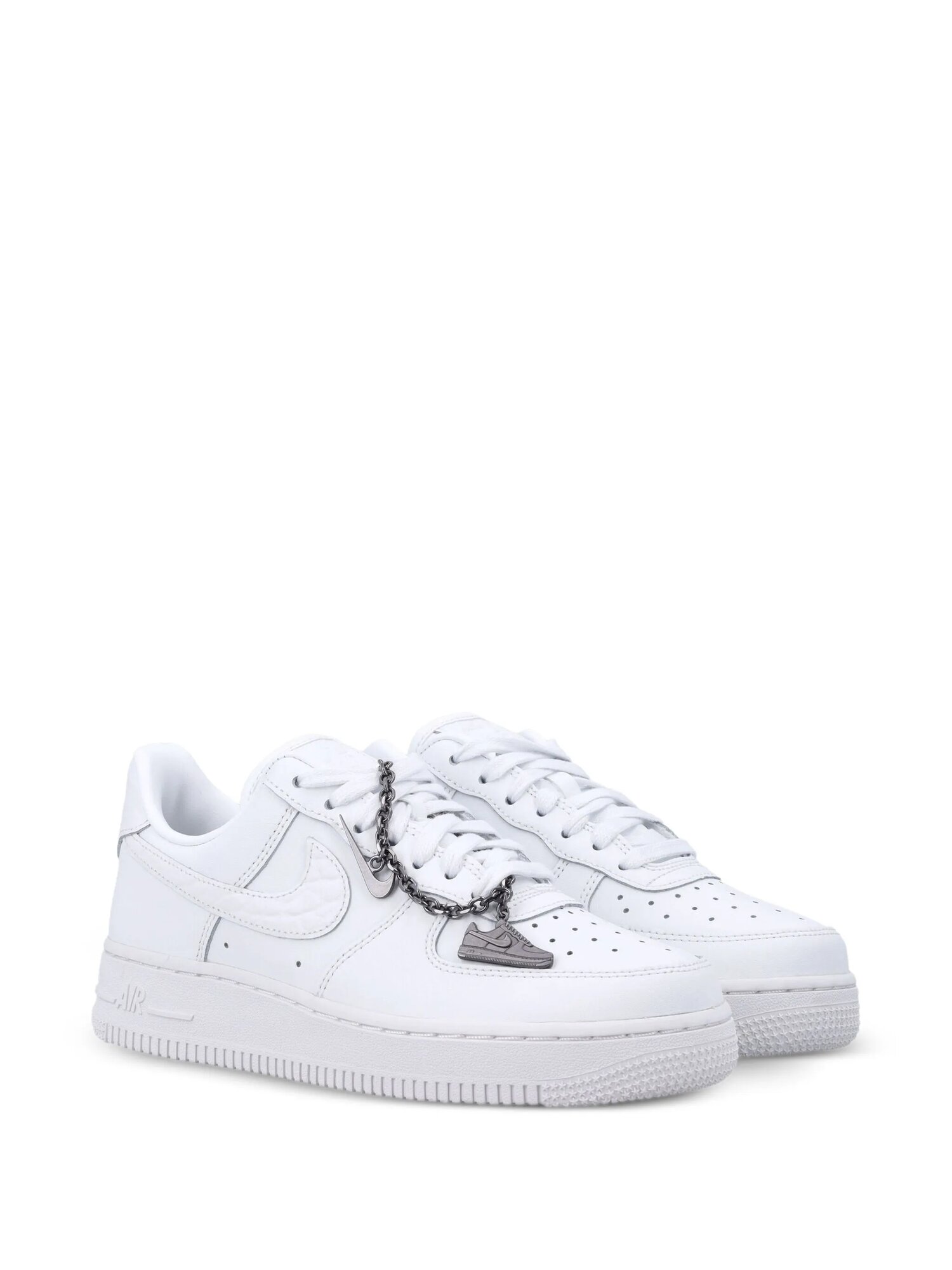 Кроссовки NIKE Air Force 1 '07, размер 6.5 US, бежевый/белый — фото 1