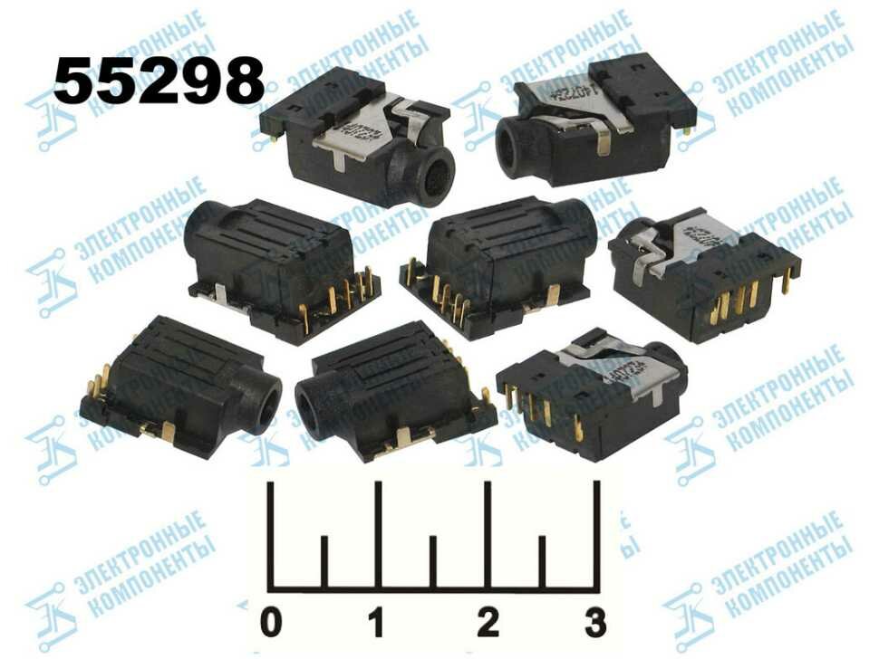 Разъем AUD 3.5 гнездо стерео на плату (140723+)