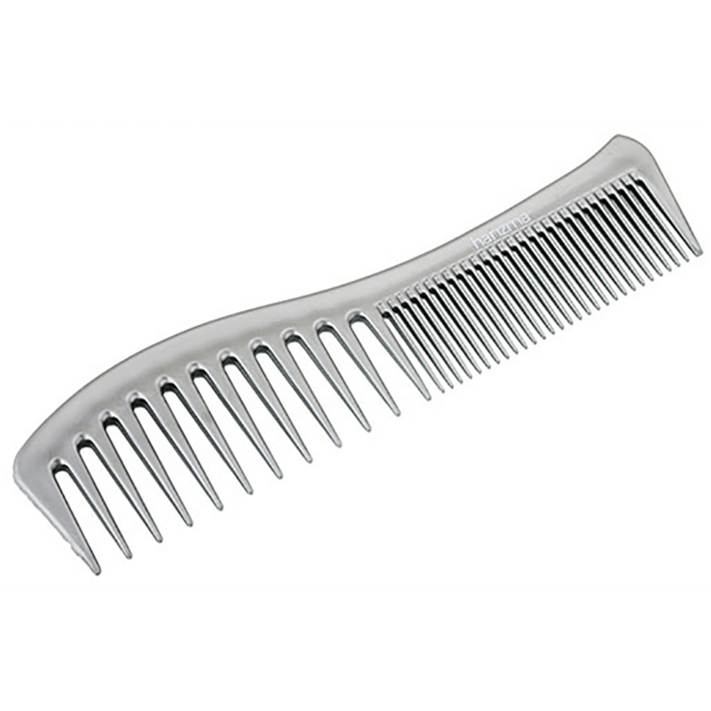 Расческа-гребен Harizma для волос , комбинированная h10654, пластик, 19 см, серебристый