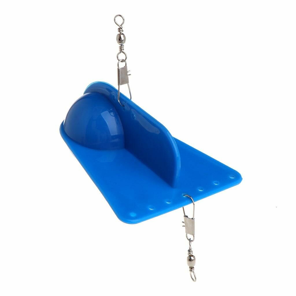 Рыболовные принадлежности, рыболовные снасти, пластиковая доска для прыжков в воду, синий, 10*7,8 см, 26 г