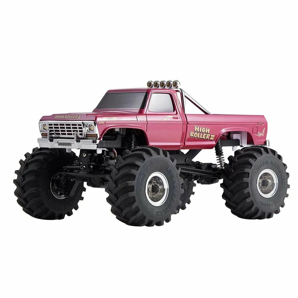FMS 1/24 FCX24 Smasher V2 Monster Truck RTR - Миниатюрный RC Монстр-трак с двумя скоростями, полноприводный внедорожник - Игрушечная модель мощного автомобиля для мальчиков
