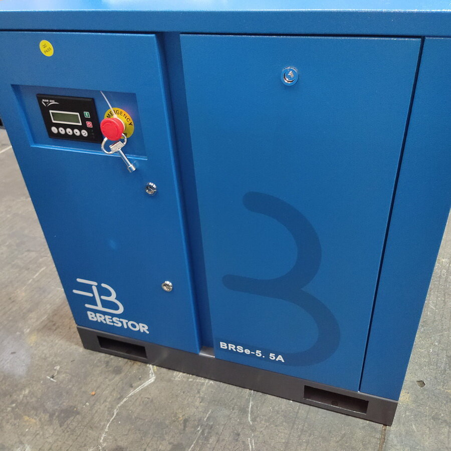Компрессор винтовой BRSe-5.5A (0,6м3/мин при 10бар; маслозаполненный) Brestor