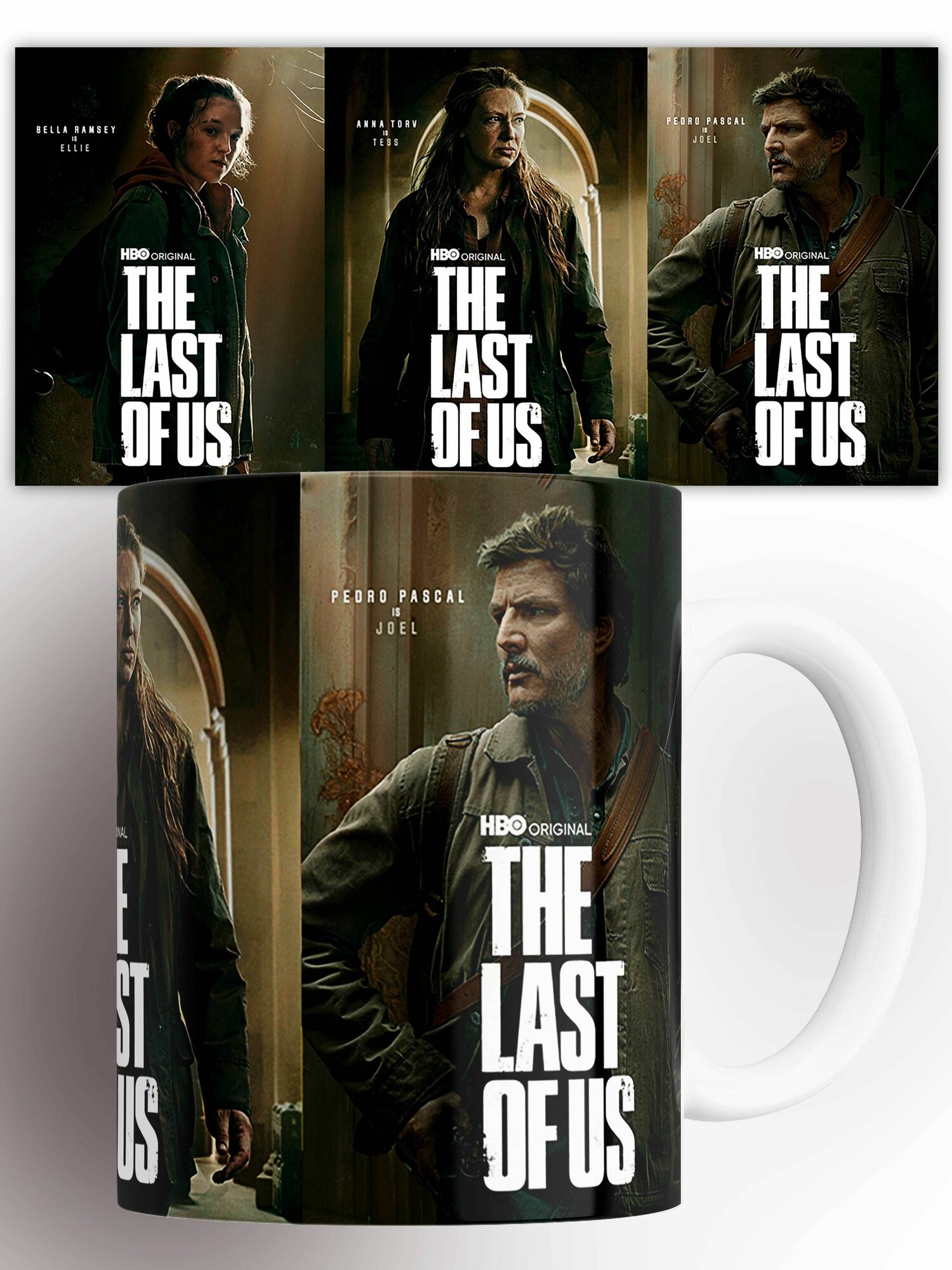 Кружка Одни из нас The Last of Us Джоэл Элли Тесс сериал , на подарок , с принтом 330 мл