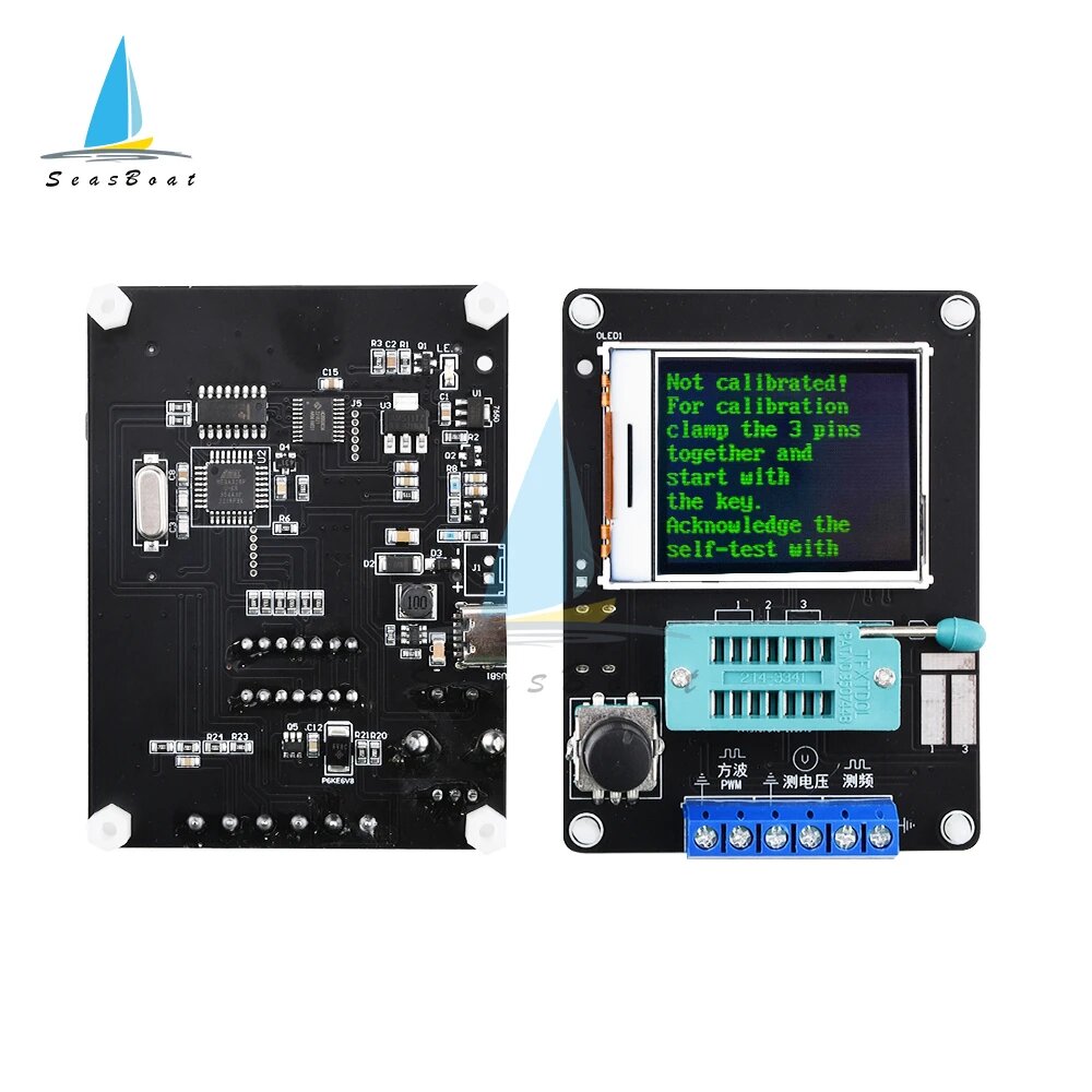 Тестер транзисторов Aideepen GM328A, Цвет: New English Version
