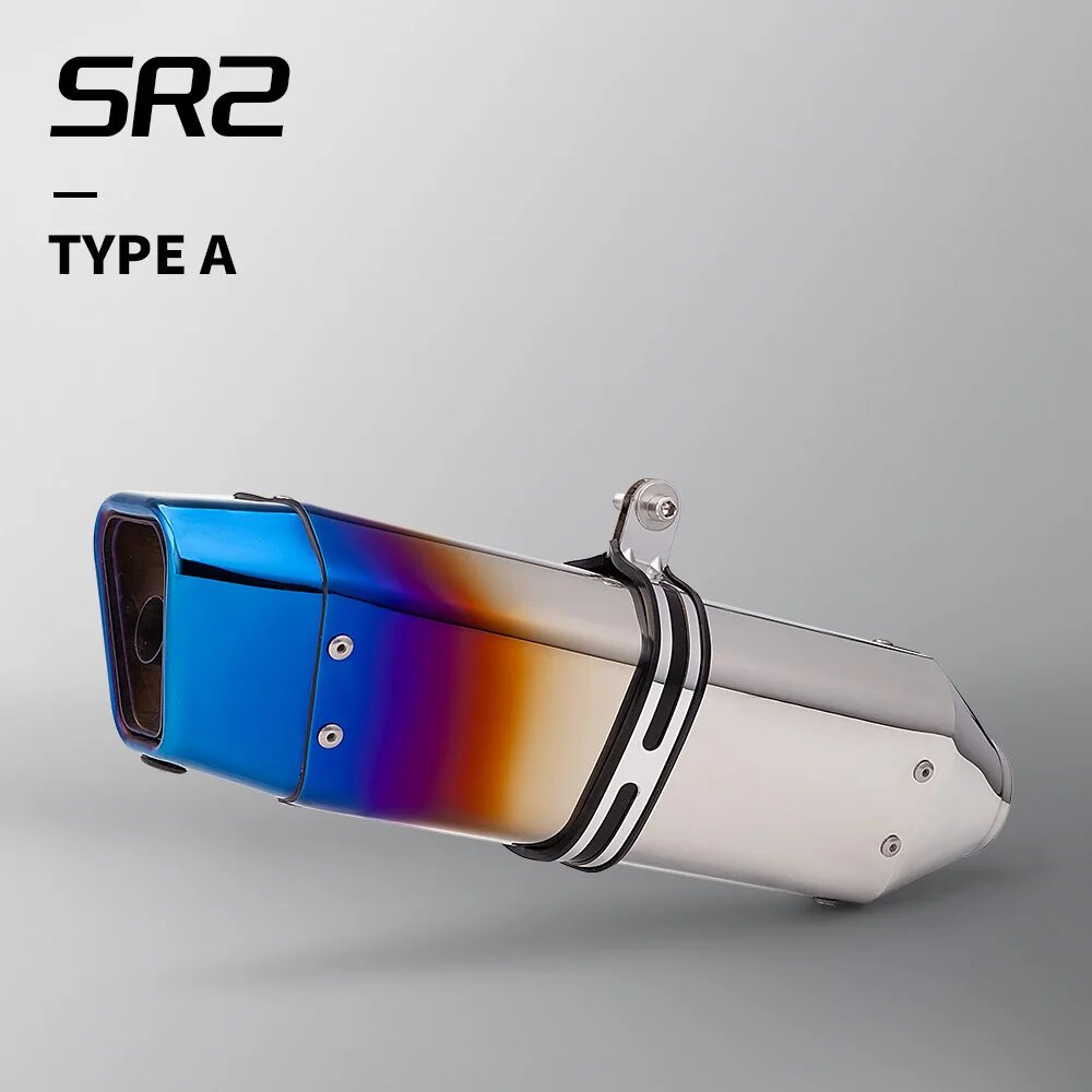 Высококачественный выхлопной альфа-глушитель для мотоцикла для R3 MT07 FZ1 R6 R15 ZX6R ZX10 Z900 Z400 CBR1000 GSXR1000 SR2 Универсальный 51 мм TYPE-A