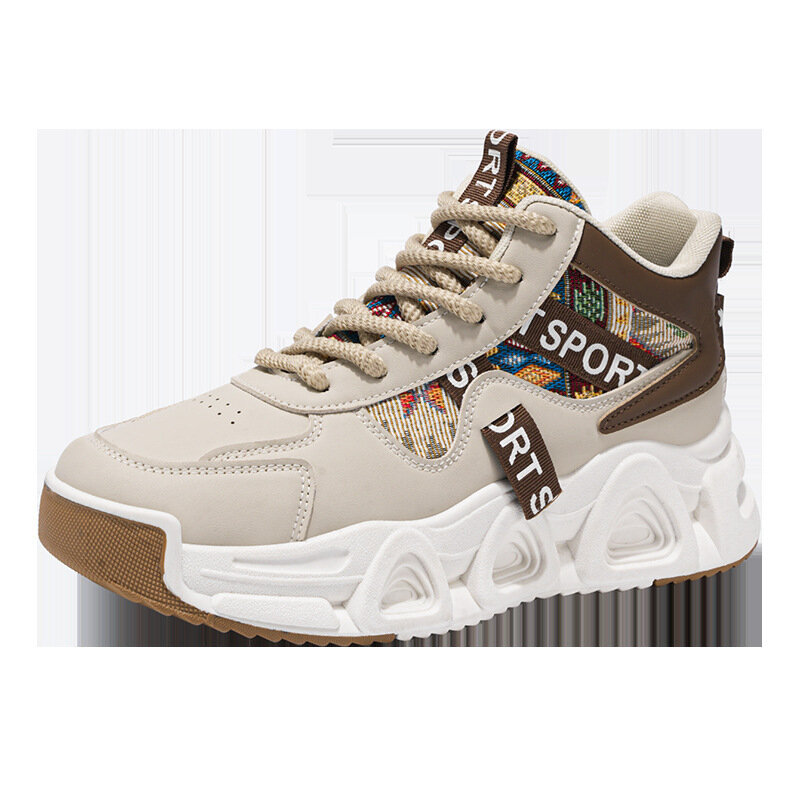 LUO Снегоступы Мужчины Зимняя Водонепроницаемая Шерсть+Кожа/D2635khaki