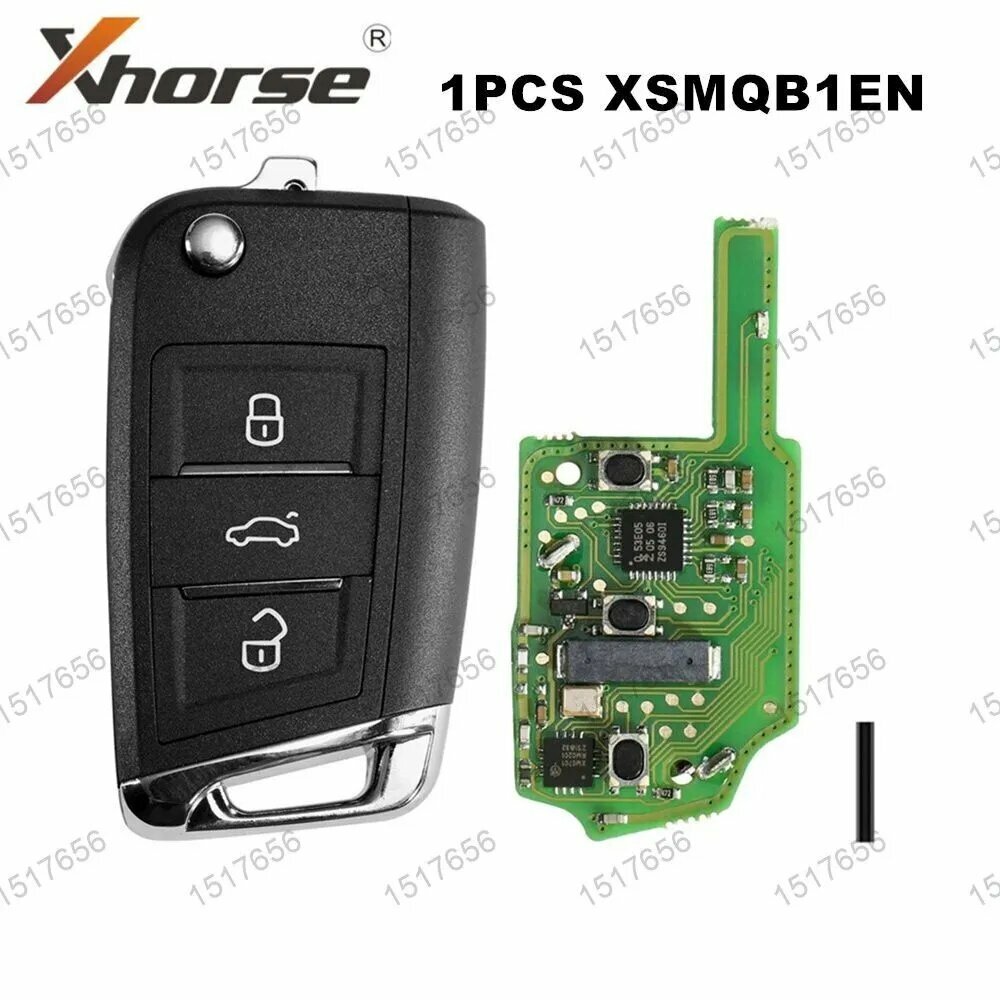 Xhorse XSMQB1EN Умный дистанционный ключ Для VW MQB тип 1 шт.