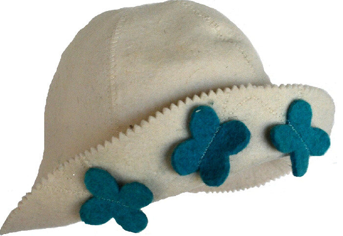 Колпак для бани и сауны "Бабочки" 1 шт.