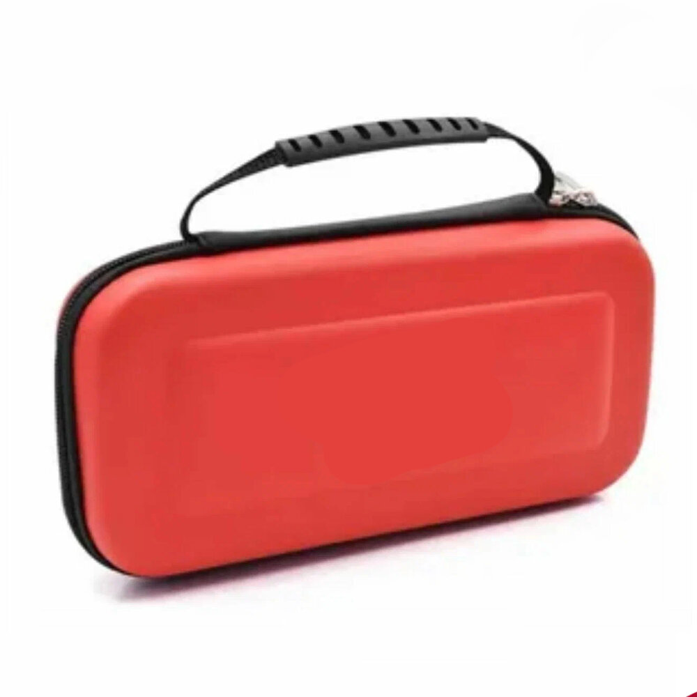 Чехол OLED, для Nintendo Switch, силикон, текстиль, противоударный, красный