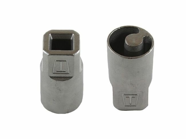 Переходник адаптер для вала натяжения тента нижний под квадрат, для полуприцепа, TPA5335NG