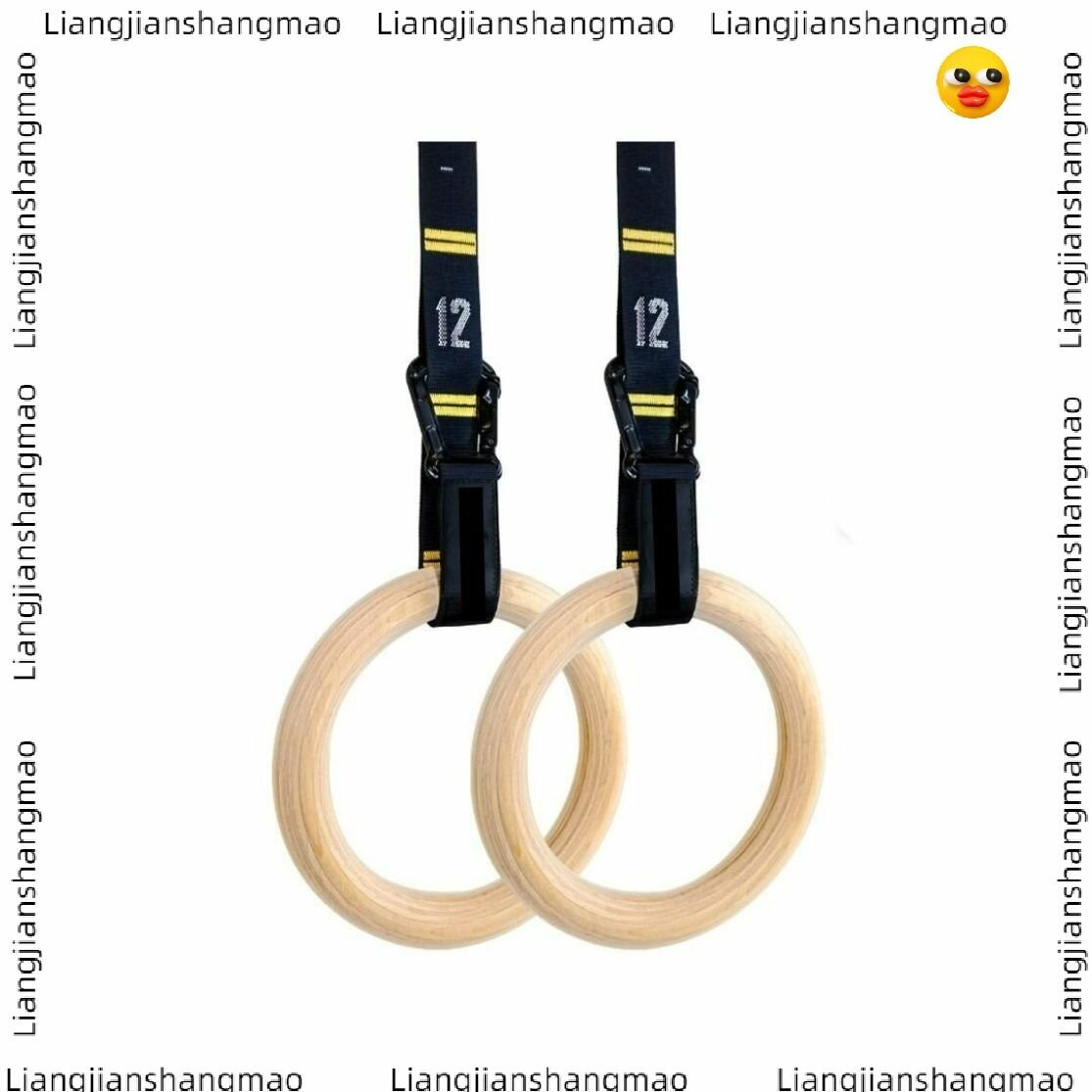 Эксклюзивные гимнастические кольца из березы с номерной оплеткой