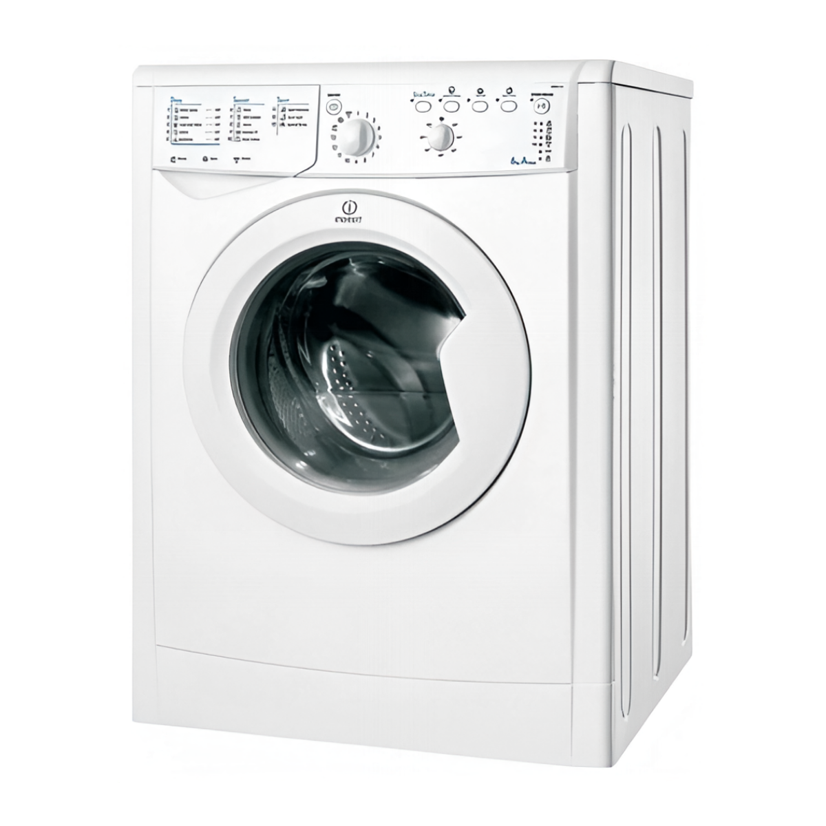 Стиральная машина Indesit IWSC 6105 (CIS) белая, загрузка 6кг, 1000об/мин, расход 51л, 16 программ