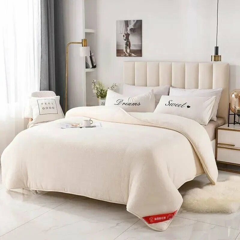 Одеяло160x200 см, Всесезонное, с наполнителем Хлопок, Вата, комплект из 1 шт