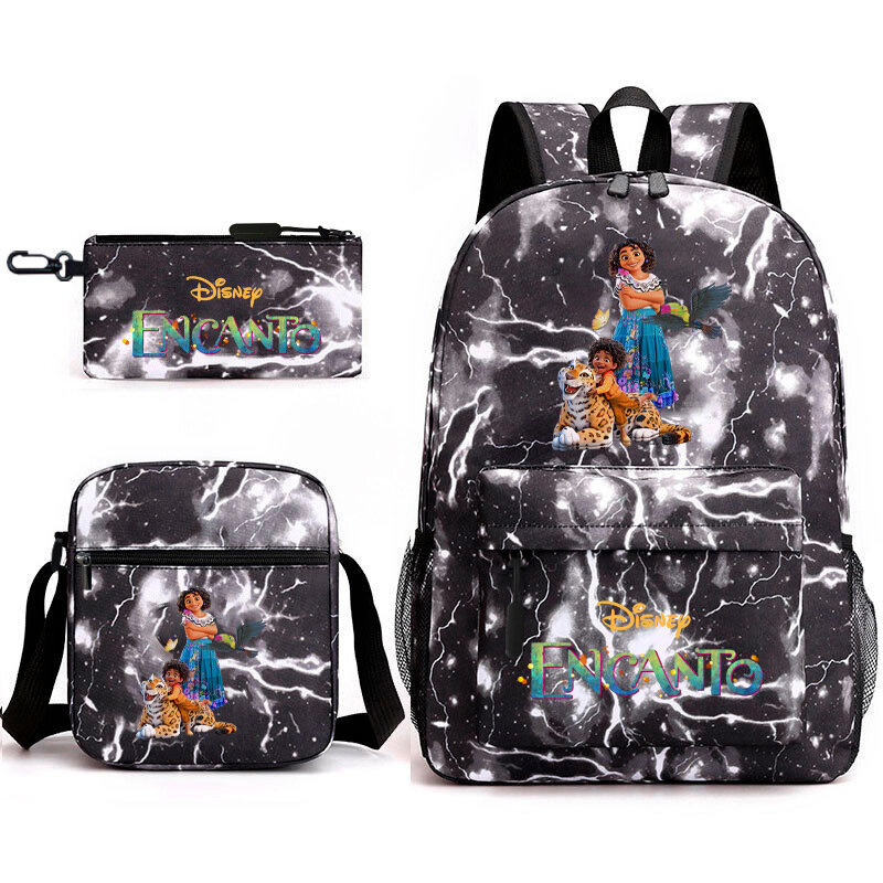 Spot Magic Full House Starry Sky Сумка для начальной школы Encanto Мультфильм Повседневный рюкзак Сумка на плечо Набор из трех предметов