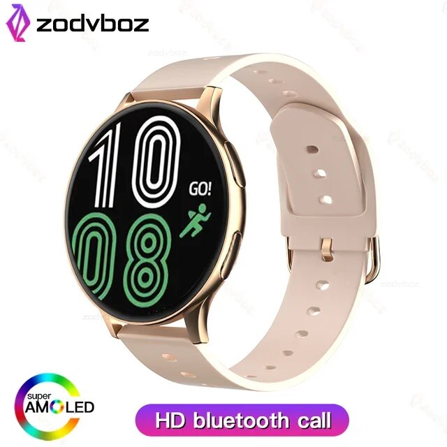 Розовые умные часы Zodvboz Bluetooth звонки