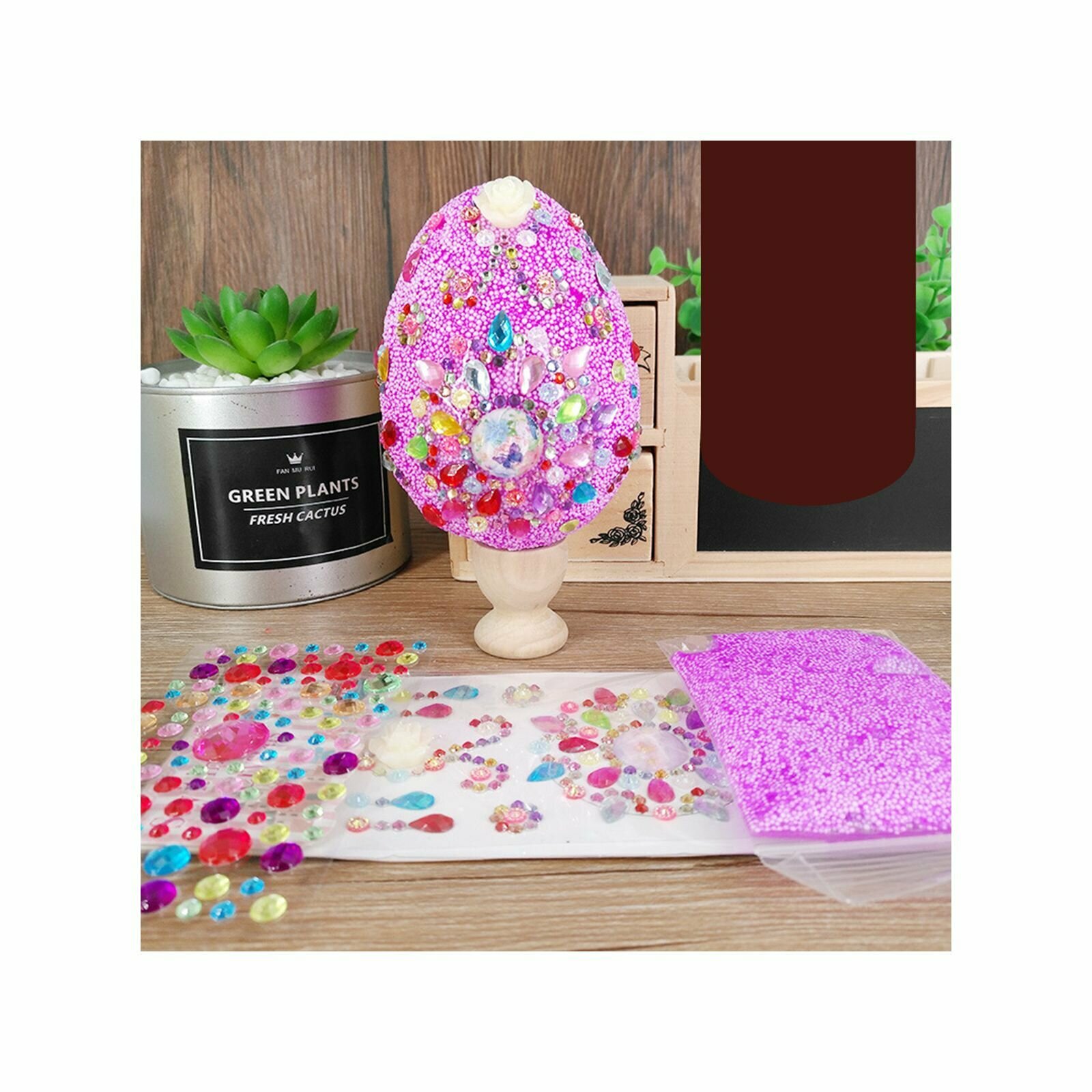 Сделай сам Пасхальное бриллиантовое яйцо, набор материалов для поделок с бриллиантами ручной работы, аксессуар для детей, обучающие принадлежности для детского рукоделия