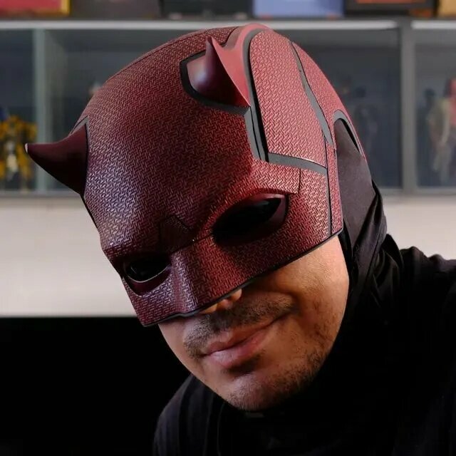 Шлем Сорвиголовы-Daredevil 1:1 для косплея полноразмерная маска, герой комиксов