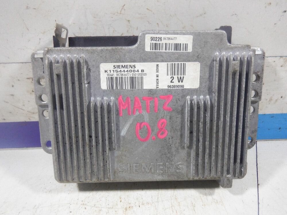 Блок управления двигателем Daewoo Matiz 96389098