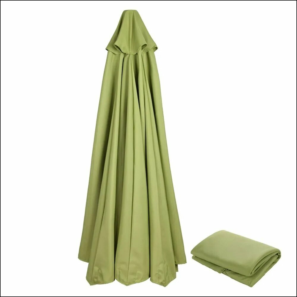 Садовый зонт,300см, зеленый, белый