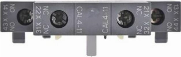 Контакт ABB 1SBN010120R1011 CAL4-11 1НО, 1НЗ боковой для контакторов AF09-AF38 и NF