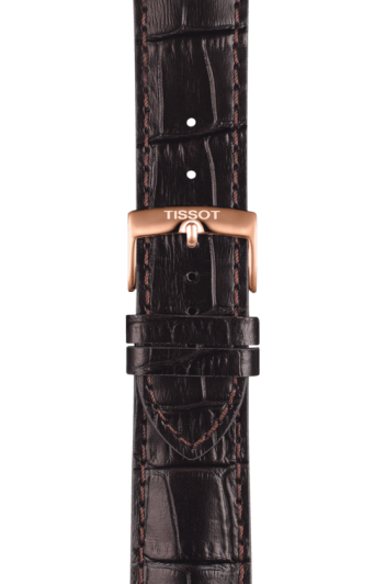 Наручные часы TISSOT, золотой, коричневый — фото 1