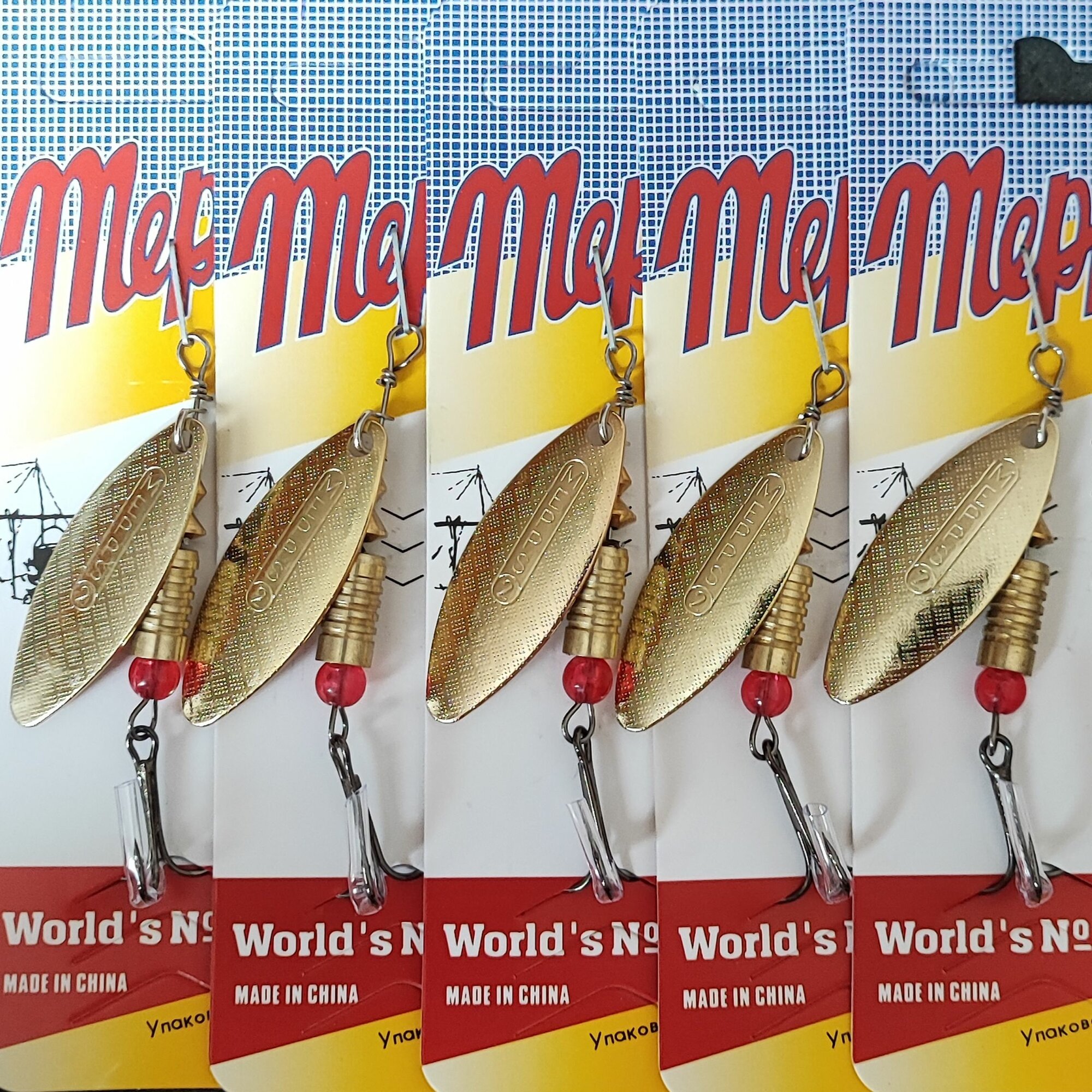 Набор блесен Katana Mepps Aglia Long, тройной крючок, 5 шт, №2