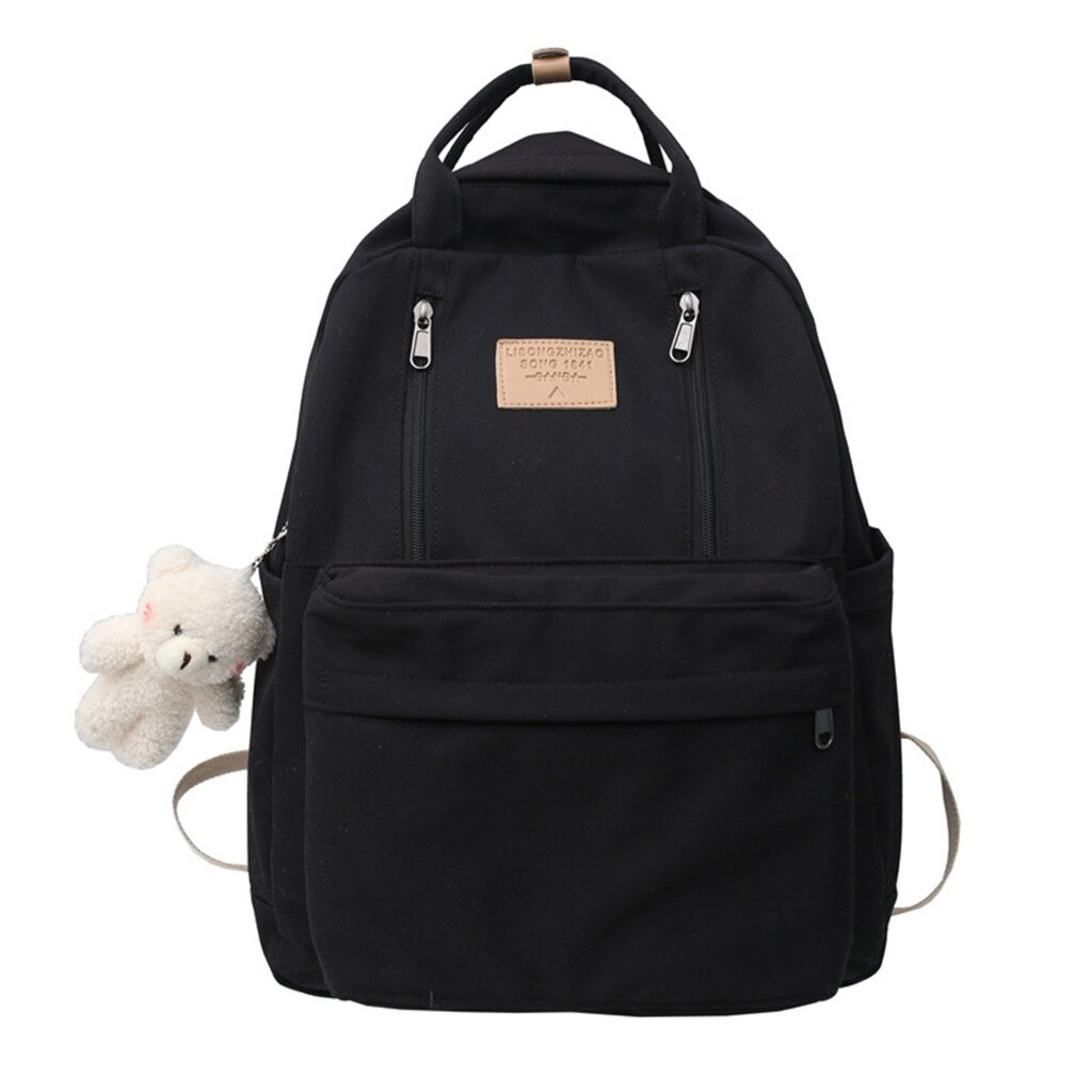 Нейлоновый Рюкзак Большой емкости College School Bookbag Casual Daypack для Подростка