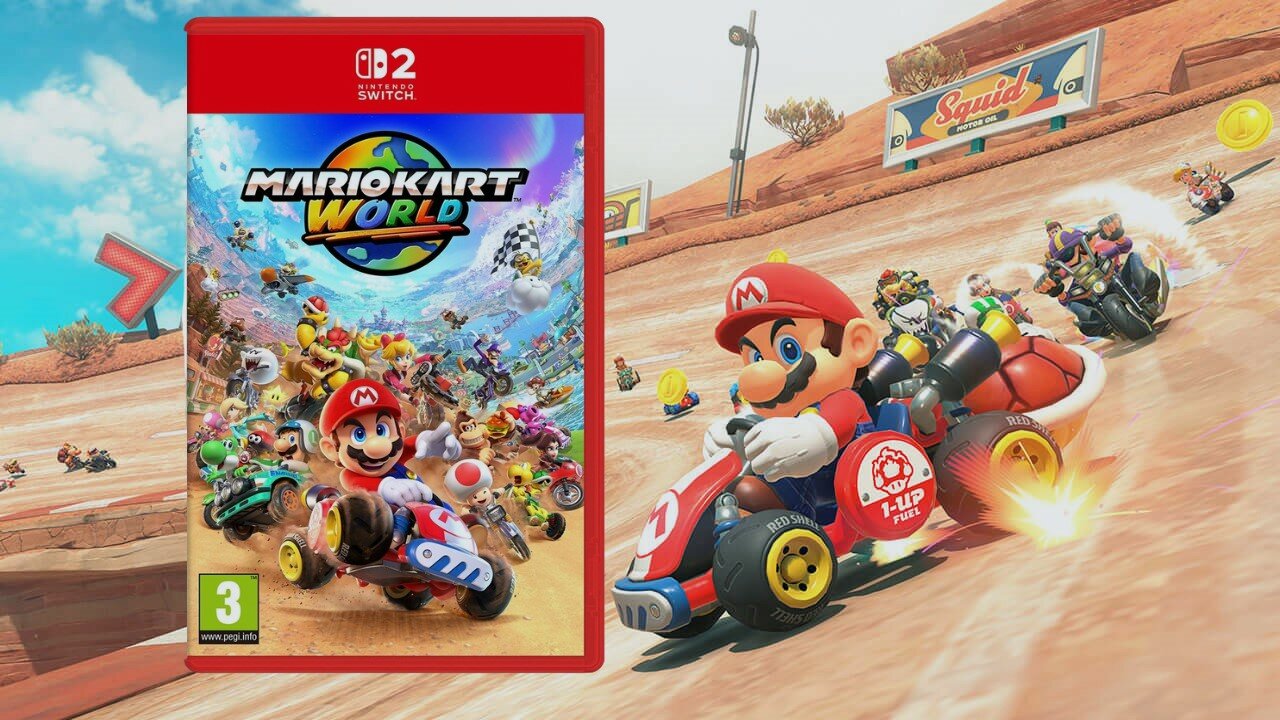 Mario Kart World игра для Nintendo Switch 2 с русской озвучкой