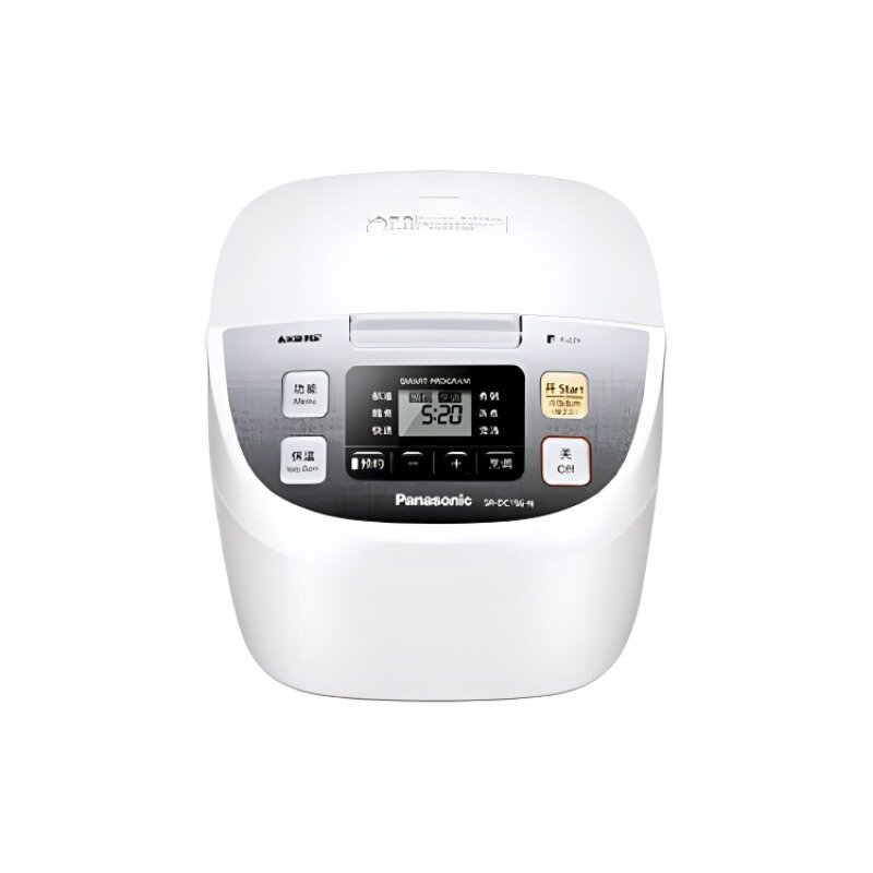 Рисоварка Panasonic SR-DC106-N бытовая умная, 3 л, угольного цвета, импортированная, винтажная, бела