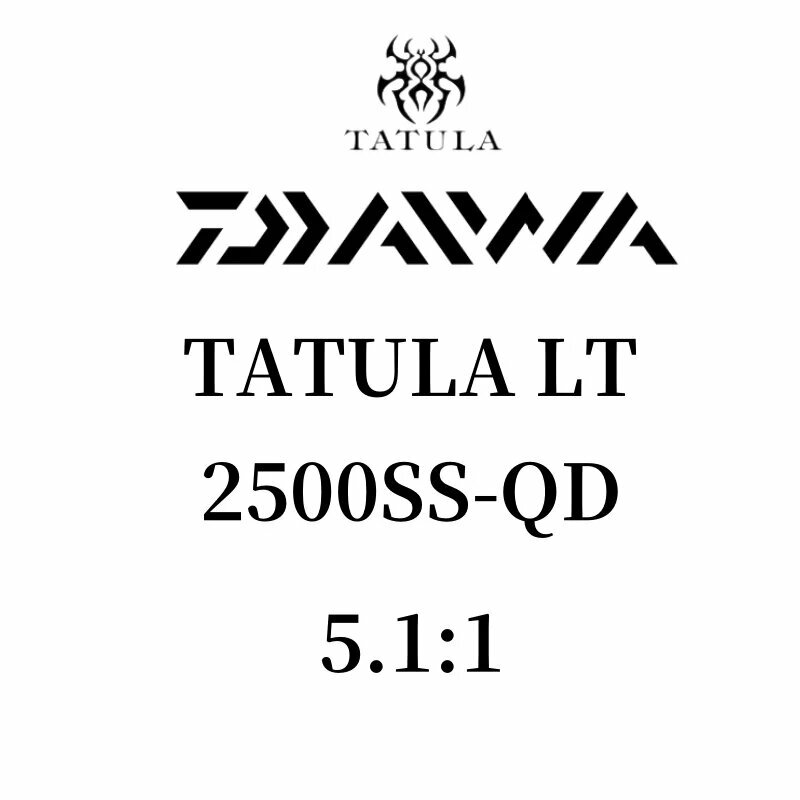 DAIWA TATULA LT Прядка, легкая, с длинным ходом, дорожное подколесо, универсальное колесо для пресноводной лески, 2500SS-QD