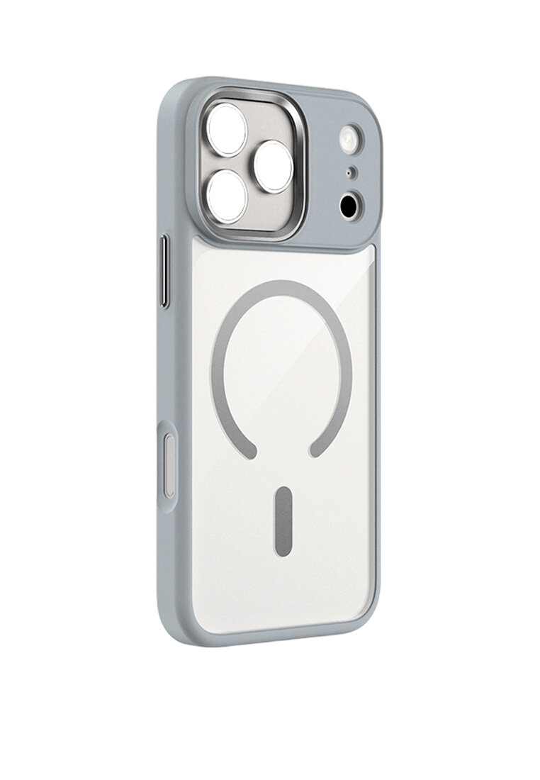 Чехол iPhone 17 Pro Max KEEPHONE Armor Grip MagSafe Защита от падения высокого класса, не желтеет - Серый