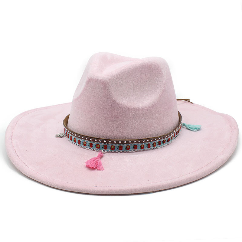 Многоцелевая Джазовая шляпа черная 2025 Унисекс Осень Защита от солнца Шерсть / MOM-013