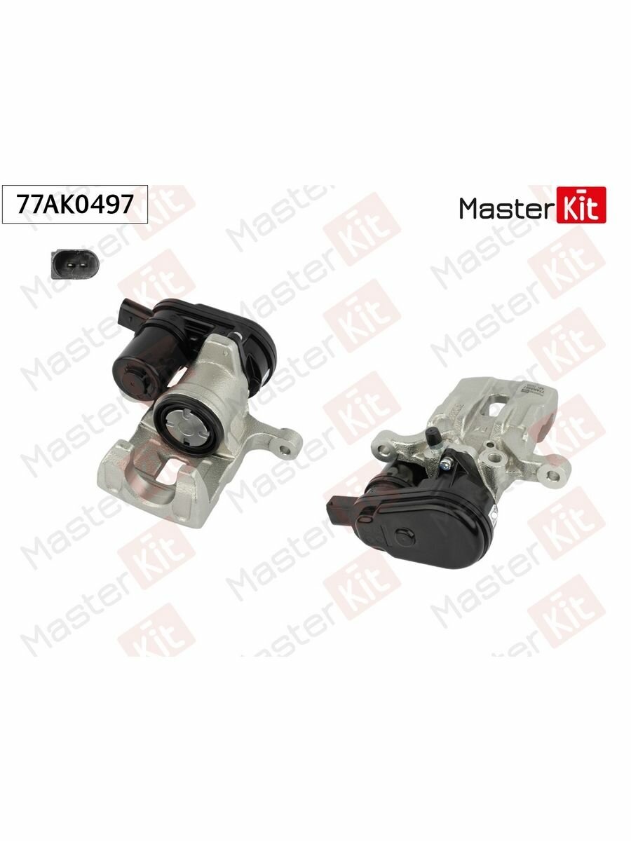 Тормозной суппорт задний правый MASTERKIT 77AK0497 для а/м KIA Soul, HYUNDAI i30 / Киа Соул, Хендай И30