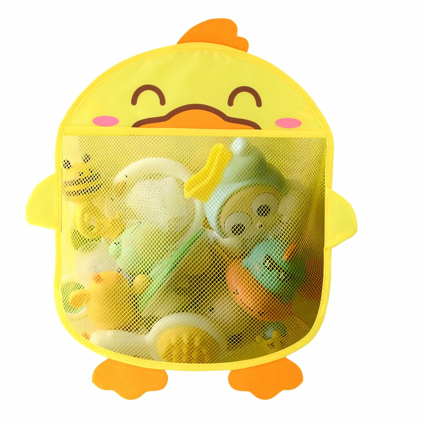 Сетка для игрушек 1 шт, с присосками, полиэстер, ванной