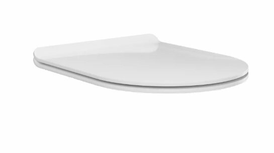 Сиденье Plaza Modern/Плаза Модерн для подв. унит, белое Rimless Slim soft close+clip up, KERAMA MARAZZI