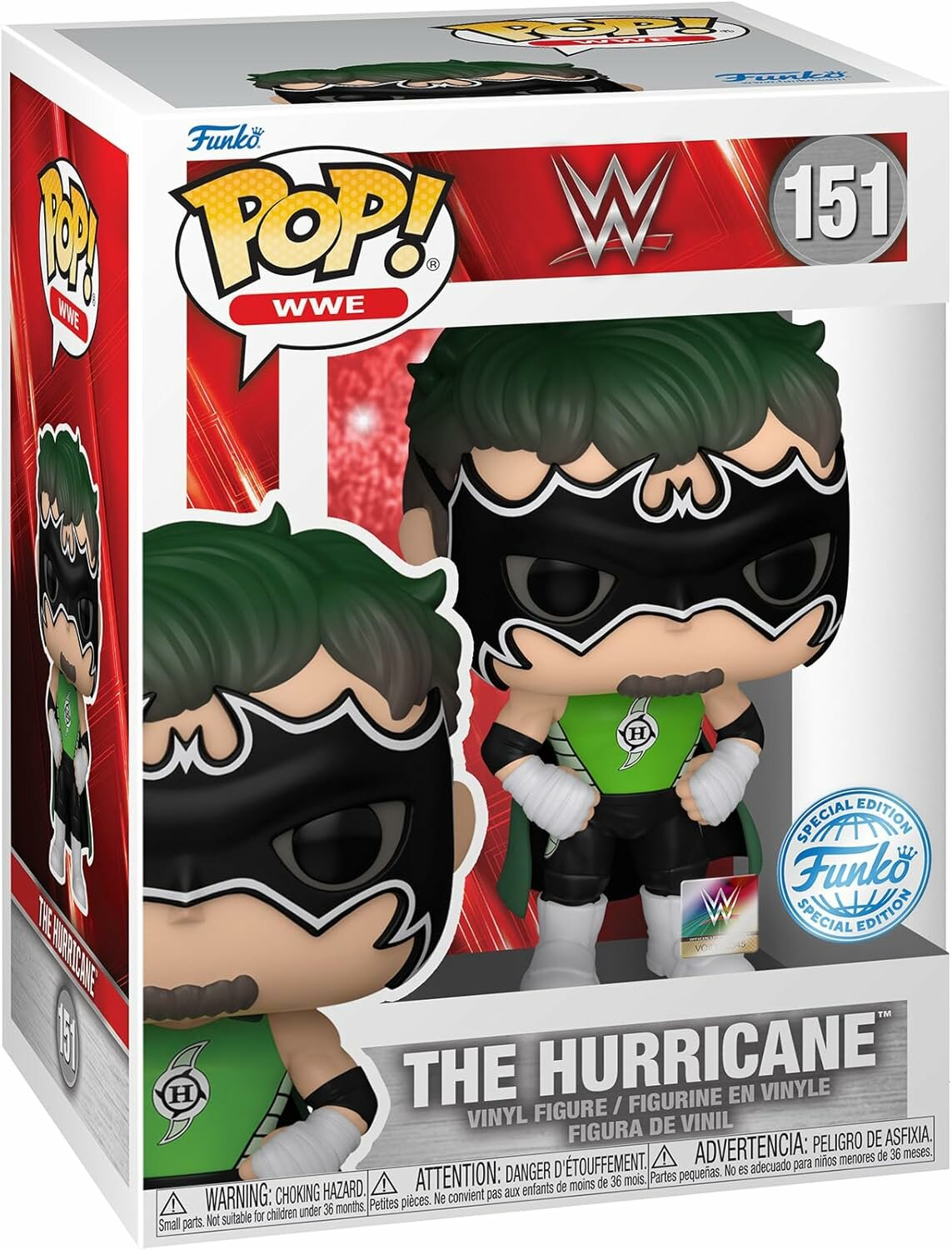 Фигурки Funko Pop WWE - Коллекционная фигурка the Hurricane - Фанко 151