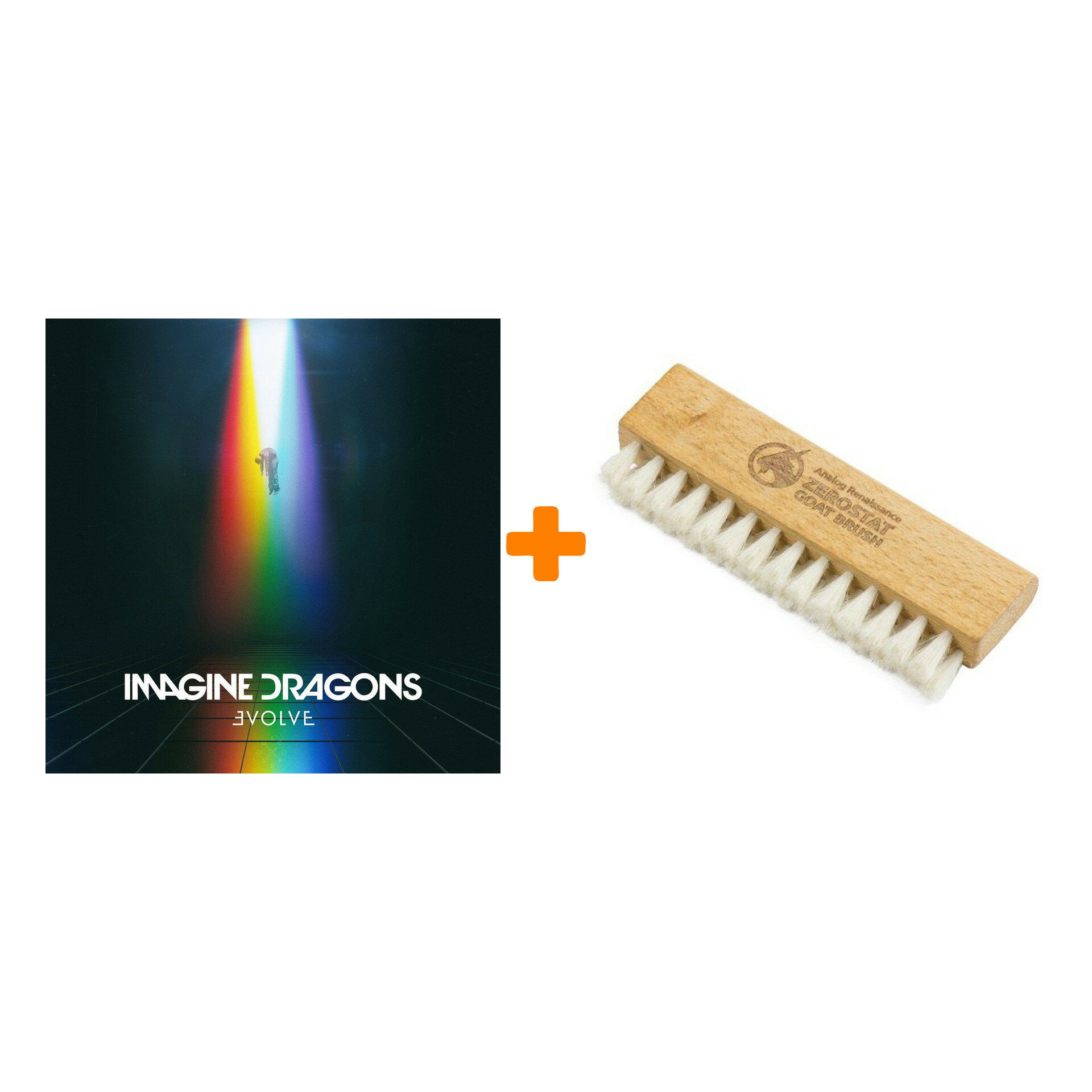 Imagine Dragons Evolve 2LP + Щетка для ухода за LP из козьей шерсти