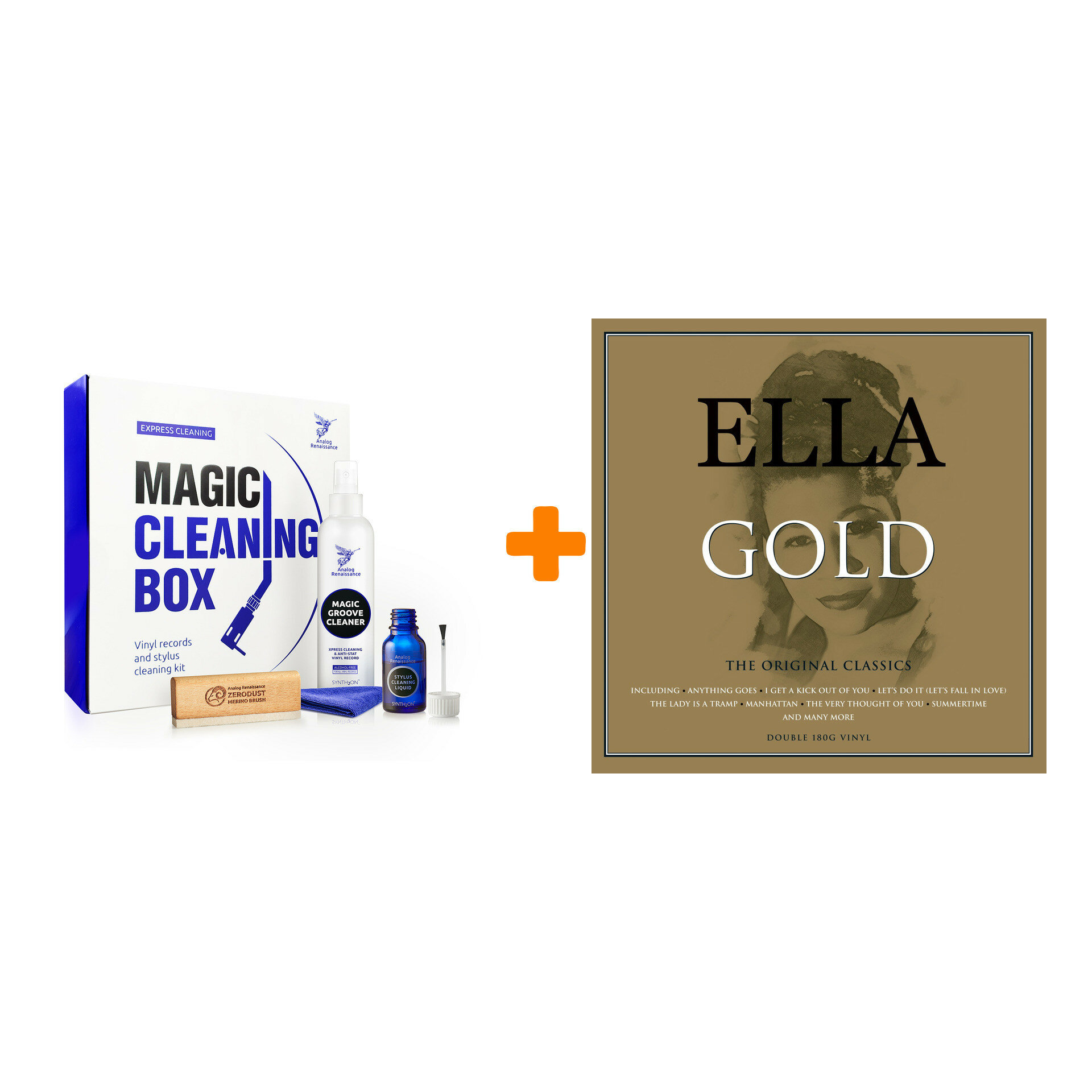Fitzgerald Ella Gold 2LP + Набор по уходу за винилом Magic Cleaning Box