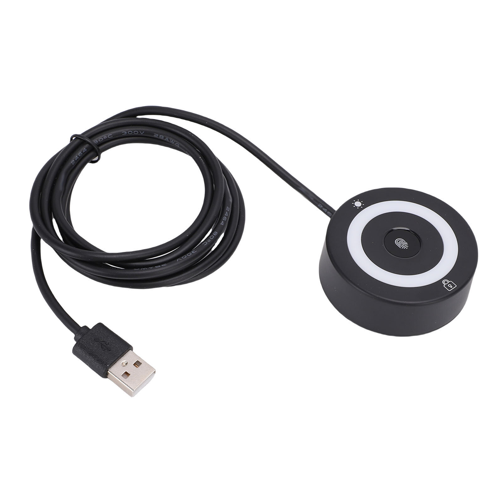 USB-сканеротпечатковпальцевдляWindows10/11, адаптердляПК, сенсорныйэкрансповоротомна360градусов, быстроебиометрическоераспознавание, ноутбук.