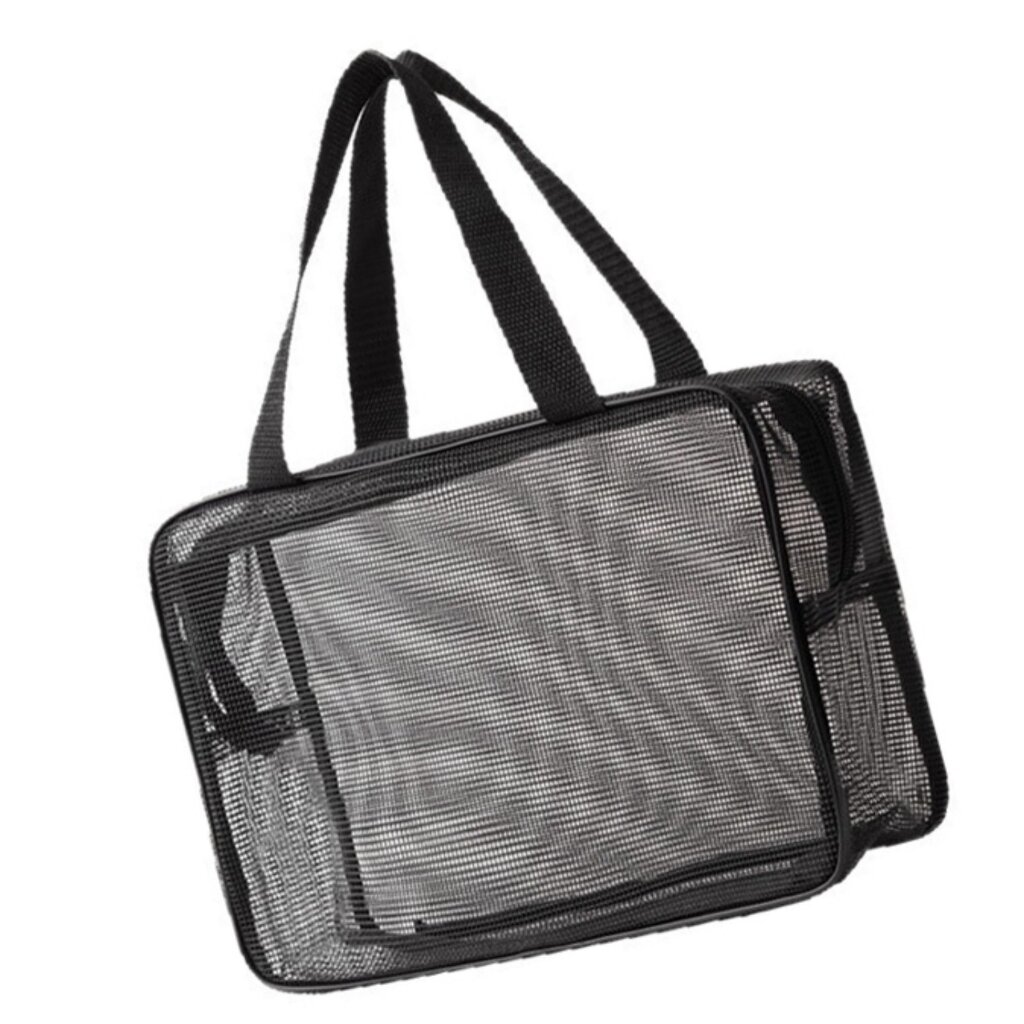 Полая сумка для мытья, сетчатая сумка для хранения душа большой емкости, косметичка