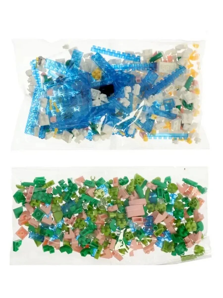 Конструктор Mini Blocks Лотос 660 дет, светящийся