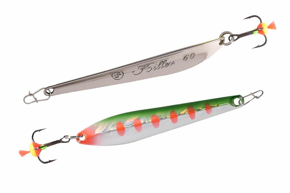 Блесна для зимней рыбалки вертикальная на щуку и судака EcoPro Killer 80 мм 13 гр BIL