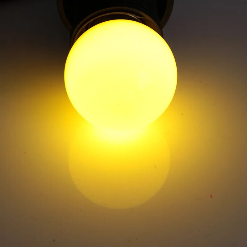 VIEWI Светодиодная лампа Bombilla E27 B22 G45 0,5Вт Светло-желтый, Желтый, 220V, B22
