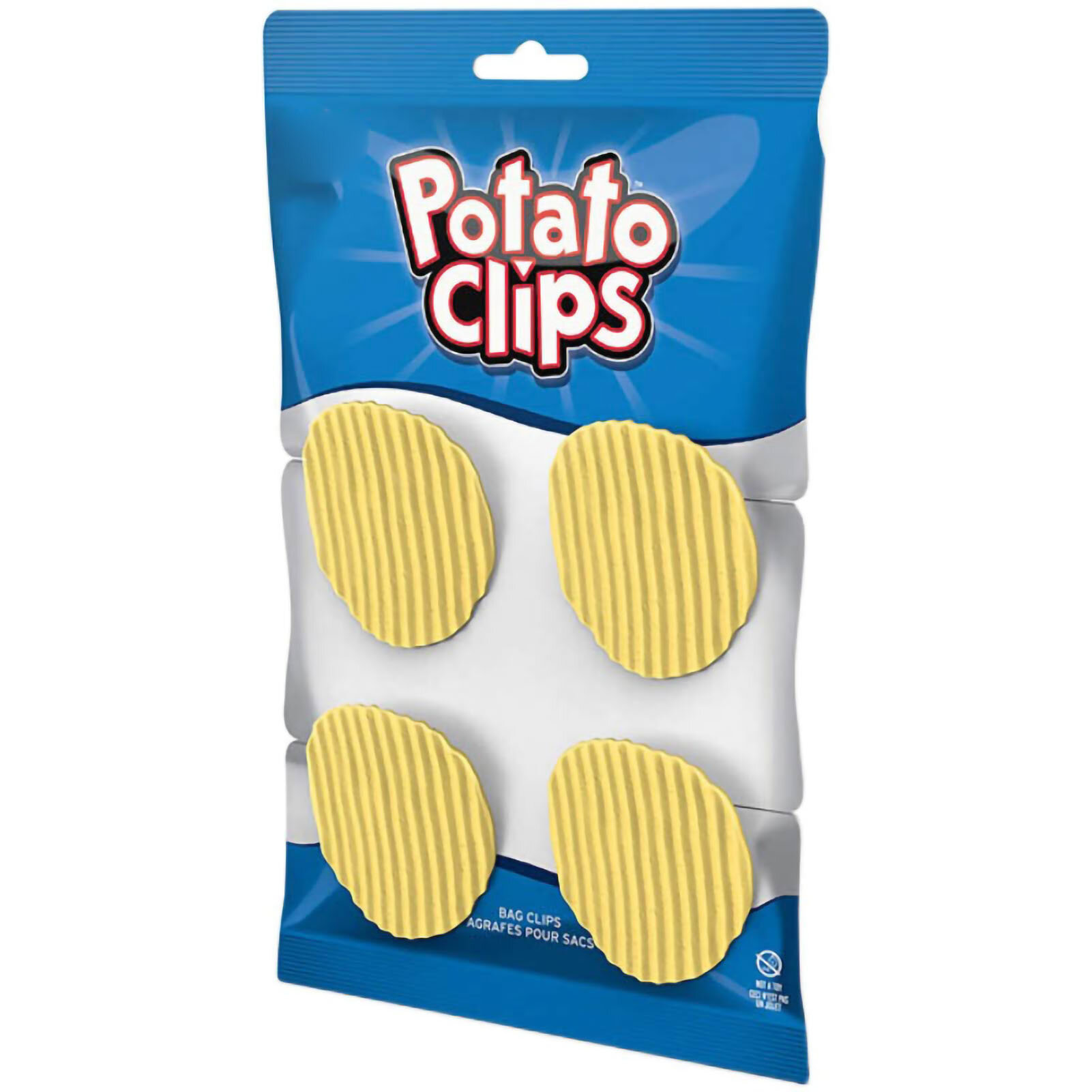 5pcs Cute Chip Clip Good Sealing Performance Plastic Easy Use Snack Bag Sealer for Food Storage Round