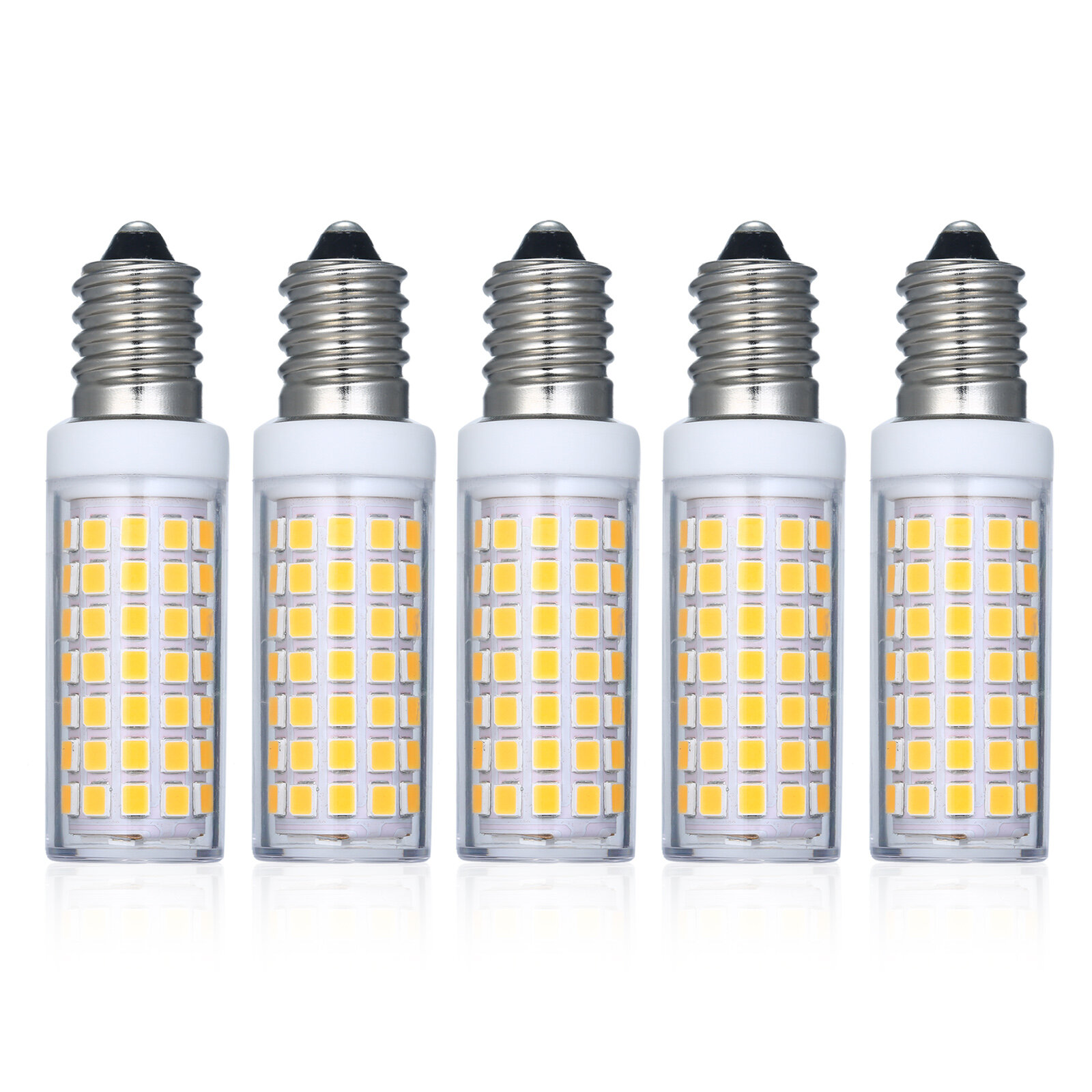 5 штук Лампочки LED E14 Теплый/Белый Свет (3000K/6000K) Инкубаторный 5W 500 Люмен 33 Прозрачных Лампочка Замена для 33W/35W/40W Галогенных Ламп Угол Диффузора 360° CRI>80 Без Регулировки яркости AC220-240V