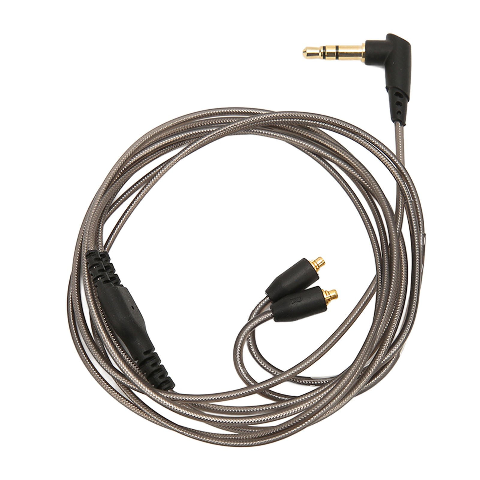 Replacement Earphone Cable Tinned Copper HiFi 3.5mm Sound Jack MMCX Headphone Elbow for SE425 UE900AM PRO30 3.9ft